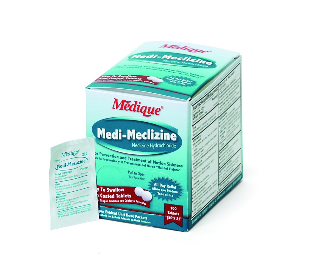 Medi-Meclizine Compare Active ingredient to Dramamine