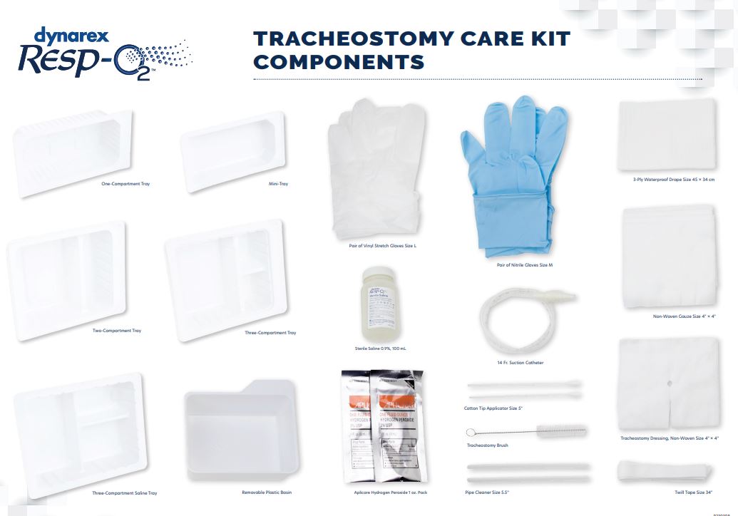 Medical Disposable Kit Dukal Sterile Trach Care Kit - Disposable ...