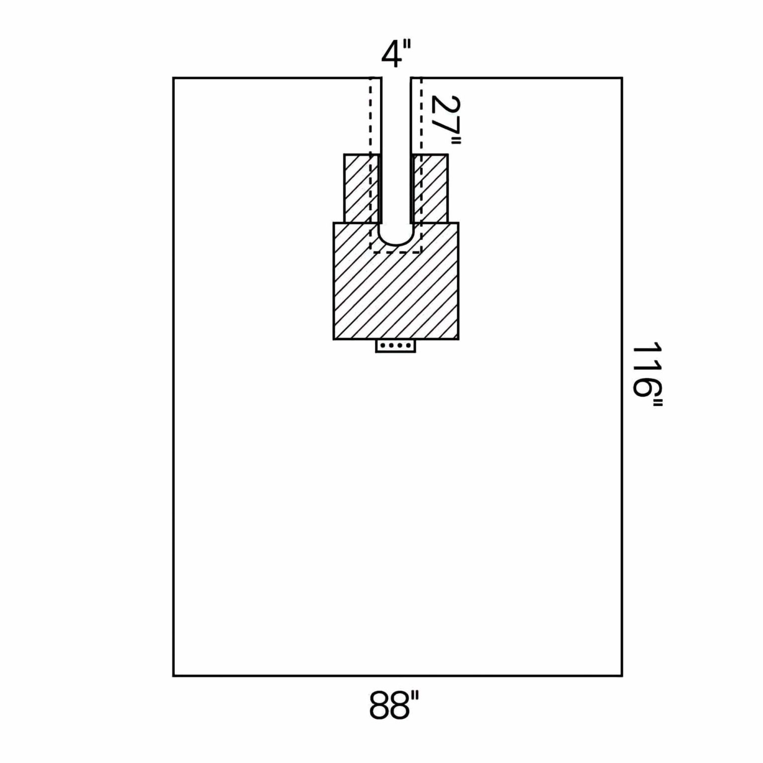 Orthoarts Sterile Body Split Surgical Drape, 88 W x 116 L Inch, Qty 10 ...