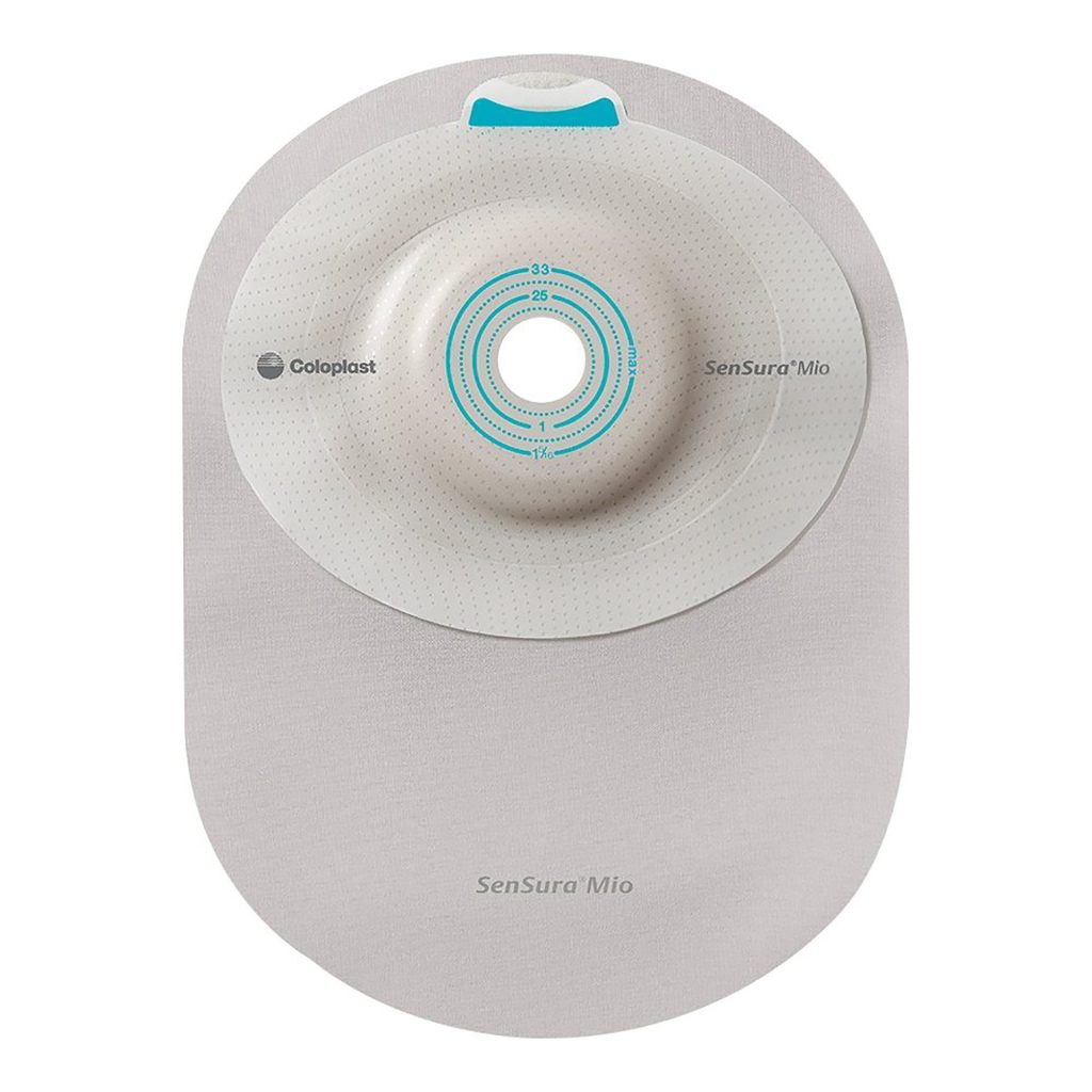 Ostomy Pouch SenSura® Mio Convex One-Piece System 8-1/4 Inch Length ...